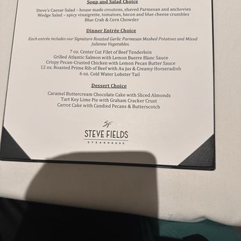 STEVE FIELDS - Updated May 2025 - 324 Photos & 177 Reviews - 4900 West ...