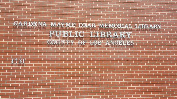 LA COUNTY LIBRARY - GARDENA MAYME DEAR LIBRARY - Updated October 2025 ...