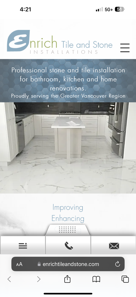 ENRICH TILE AND STONE INSTALLATIONS - Updated February 2025 - Request ...