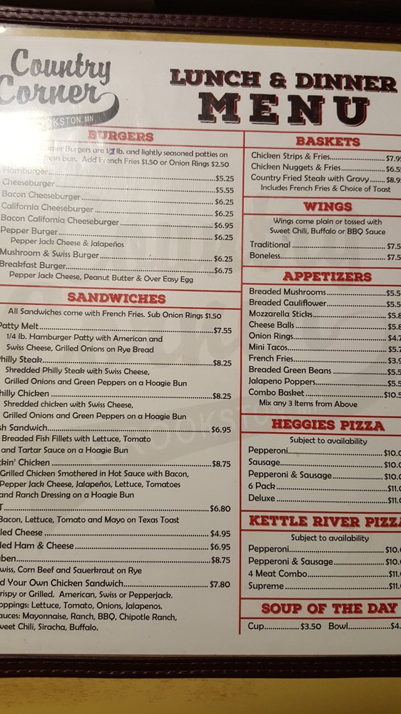 COUNTRY CORNER - Updated July 2025 - 9497 Highway 2, Brookston ...