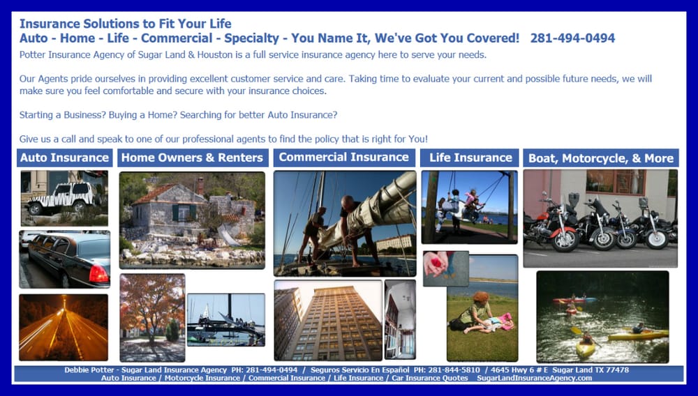 DEBBIE A. POTTER INSURANCE - Updated August 2025 - 4645 Highway 6 ...