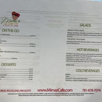 MIMA’S CUBAN CAFE - A TASTE OF MIAMI - Updated September 2024 - 65 ...