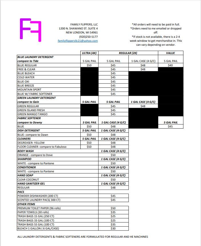 FAMILY FLIPPERS - Updated July 2025 - 1200 N Shawano St, New London ...