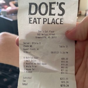 DOE’S EAT PLACE - 238 Photos & 150 Reviews - 502 Nelson St, Greenville ...