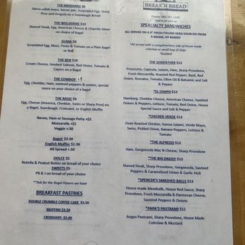 BREAK’N BREAD SANDWICH SHOPPE - Updated December 2024 - 18 Reviews ...