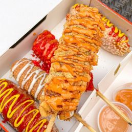 TWO HANDS KOREAN CORN DOGS - Updated December 2025 - 227 Photos & 110 ...