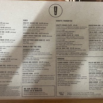 GIRAFFE - Updated December 2025 - 52 Photos & 32 Reviews - Gatwick ...