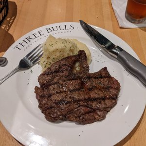 THREE BULLS AMERICAN STEAKHOUSE - 163 Photos & 128 Reviews - 1480 River ...