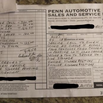 PENN AUTOMOTIVE - Updated October 2025 - RR 1, Hepworth, Ontario - Auto ...