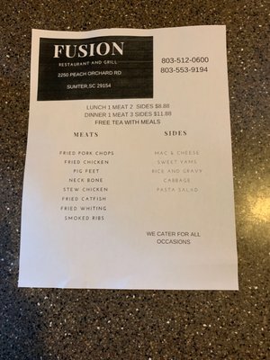 FUSION RESTAURANT AND GRILL SOUL FOOD - Updated December 2025 - 2250 ...