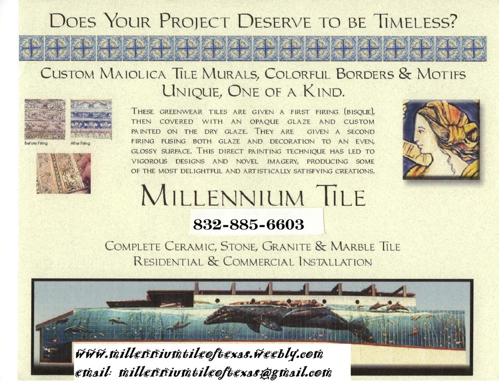 MILLENNIUM TILE OF TEXAS - Updated 2024 - Houston, Texas - Tiling - Phone Number - Yelp