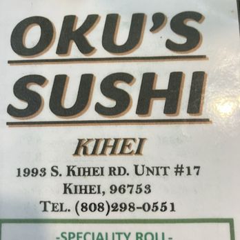 OKU’S SUSHI - Updated July 2024 - 71 Photos & 43 Reviews - 1993 S Kihei ...