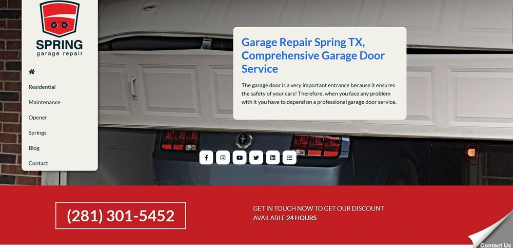 GARAGE REPAIR SPRING TX - Updated October 2025 - 22777 Springwoods ...