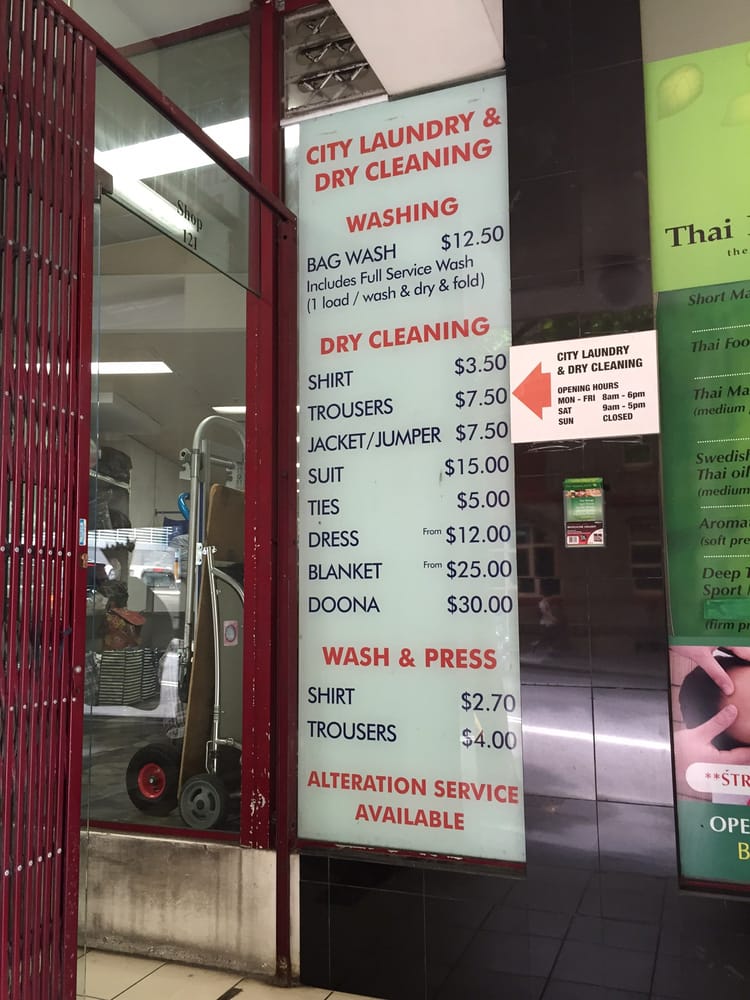 CITY LAUNDRY & DRY CLEANING - Updated November 2025 - 289 Sussex St ...