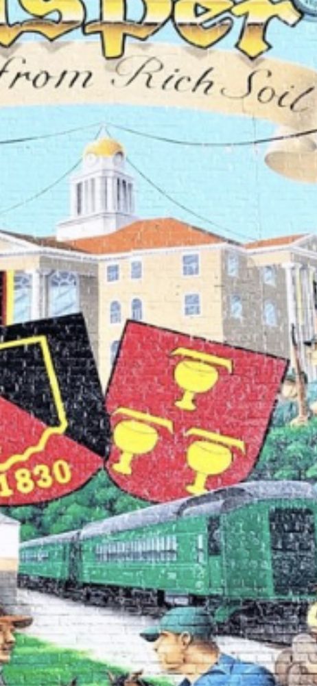 JASPER SQUARE HERITAGE MURAL - W 6th St & N Newton St, Jasper, Indiana ...