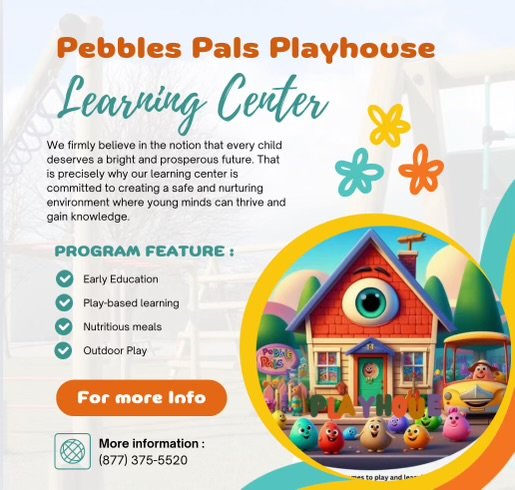PEBBLE PALS PLAYHOUSE LEARNING CENTER - Updated August 2024 - Request ...