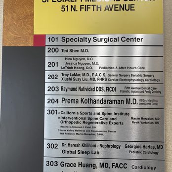 HSIN YI GRACE HUANG, MD - Updated October 2025 - 13 Reviews - 51 N Fifth Ave, Arcadia ...