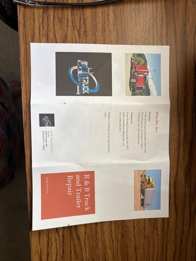 R &B TRUCK AND TRAILER REPAIR - Updated February 2025 - Request a Quote ...