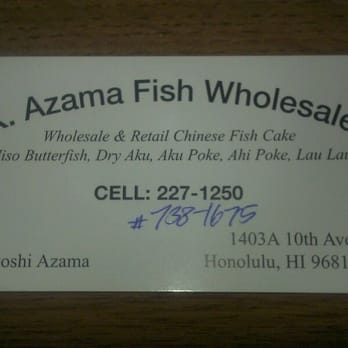 AZAMA K FISH WHOLESALE - Updated October 2025 - 60 Photos & 38 Reviews ...