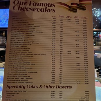 THE CHEESECAKE FACTORY - Updated May 2024 - 1215 Photos & 1111 Reviews ...