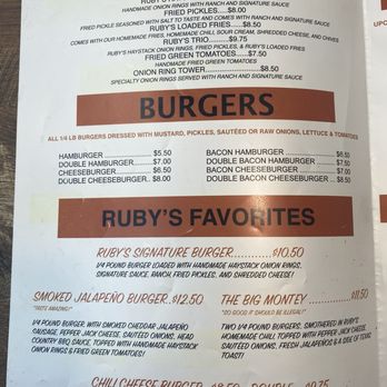 RUBY’S OLD FASHIONED HAMBURGERS - Updated November 2024 - 95 Photos & 55 Reviews - 6577 E 71st ...