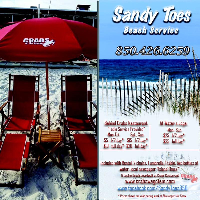 SANDY TOES BEACH SERVICE - Updated October 2025 - 6 Casino Beach ...