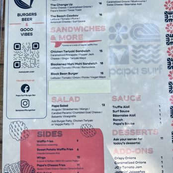 PAPA SURF BURGER BAR - Updated September 2025 - 102 Photos & 89 Reviews ...