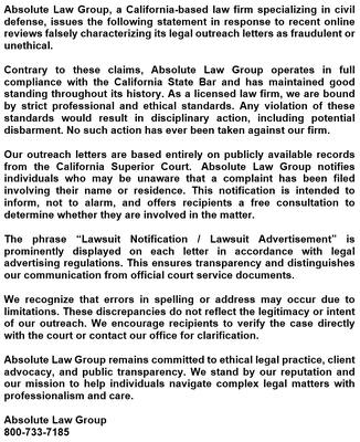 ABSOLUTE LAW GROUP - Updated December 2025 - 10 Reviews - 17821 17th St ...