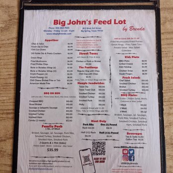 BIG JOHN’S FEED LOT BY BRENDA - Updated July 2025 - 105 Photos & 143 ...