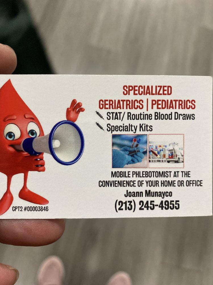 VEIN LABXPRESS MOBILE PHLEBOTOMY SERVICES - Updated July 2025 - Los ...