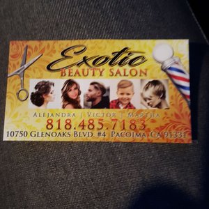 EXOTIC BEAUTY SALON - Hair Salons - 10750 Glenoaks Blvd, Los Angeles ...