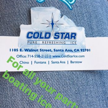COLD STAR ICE OF ORANGE COUNTY - Updated April 2025 - 10 Reviews - 1105 ...