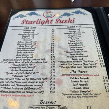 STARLIGHT SUSHI - Updated June 2025 - 206 Photos & 113 Reviews - 15928 ...