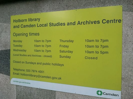 HOLBORN LIBRARY - Updated May 2025 - 32-38 Theobalds Road, London ...