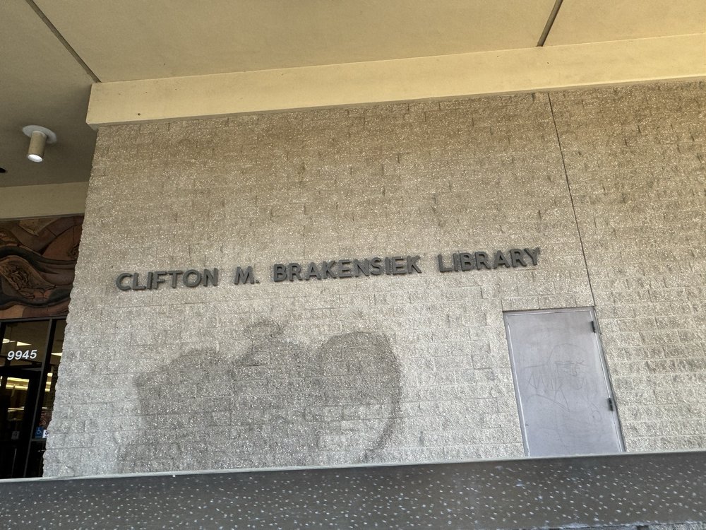 LA COUNTY LIBRARY - CLIFTON BRAKENSIEK LIBRARY - Updated September 2025 ...
