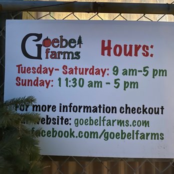 GOEBEL FARMS - Updated December 2025 - 4745 W Boonville New Harmony Rd ...