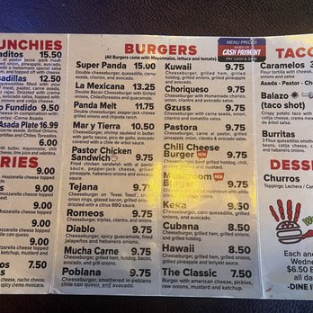 PANDA BURGERS - Updated December 2025 - 225 Photos & 168 Reviews - 1580 ...