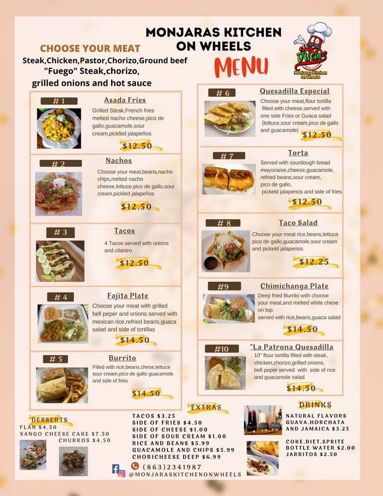 MONJARAS KITCHEN ON WHEELS - COMING SOON - Updated June 2025 - LABELLE ...