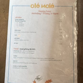 OLE MOLE - Updated October 2025 - 147 Photos & 240 Reviews - 1030 High ...