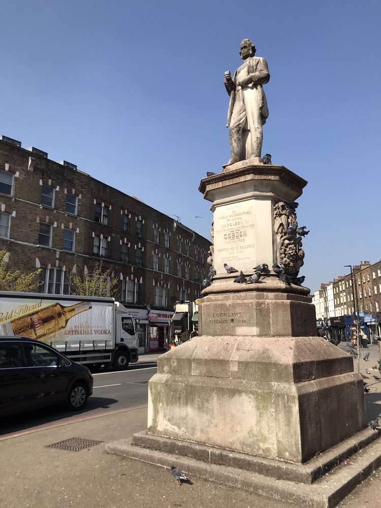 STATUE OF RICHARD COBDEN - 2-4 Camden High St, London, United Kingdom ...
