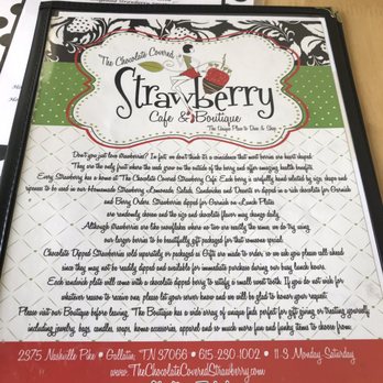 THE CHOCOLATE COVERED STRAWBERRY - Updated July 2024 - 150 Photos & 142 ...