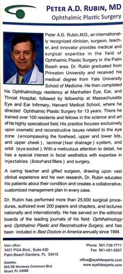 PETER A D RUBIN, MD - Updated May 2026 - 3401 Pga Blvd, Palm Beach ...