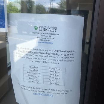 WEST SENECA PUBLIC LIBRARY - Updated July 2025 - 42 Photos & 15 Reviews ...