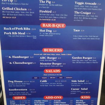 Dog house menu store