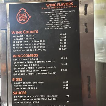 THAT WING SPOT - Updated November 2025 - 140 Photos & 99 Reviews - 4777 ...