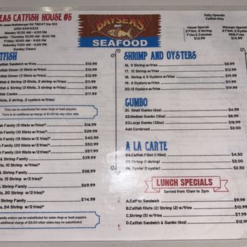 BAYSEAS CATFISH RESTAURANT - Updated August 2024 - 138 Photos & 139 ...