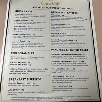 LUNA CAFE - Updated July 2025 - 37 Photos & 32 Reviews - 14075 W Kirby ...