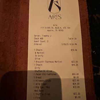 ARIS STEAKHOUSE - Updated April 2025 - 95 Photos & 23 Reviews - 1111 W ...