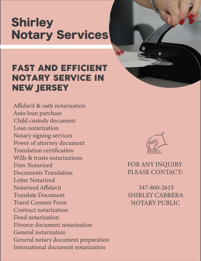 SHIRLEY NOTARY SERVICES - Updated December 2025 - Request a Quote ...