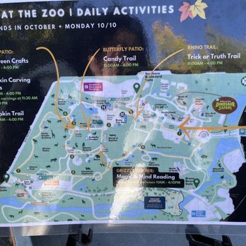 Inside Bronx Zoo Map